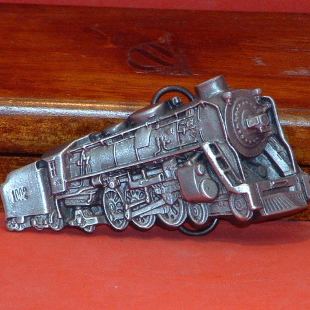 1978 Bergamont Locomotive Belt Buckle - Gem